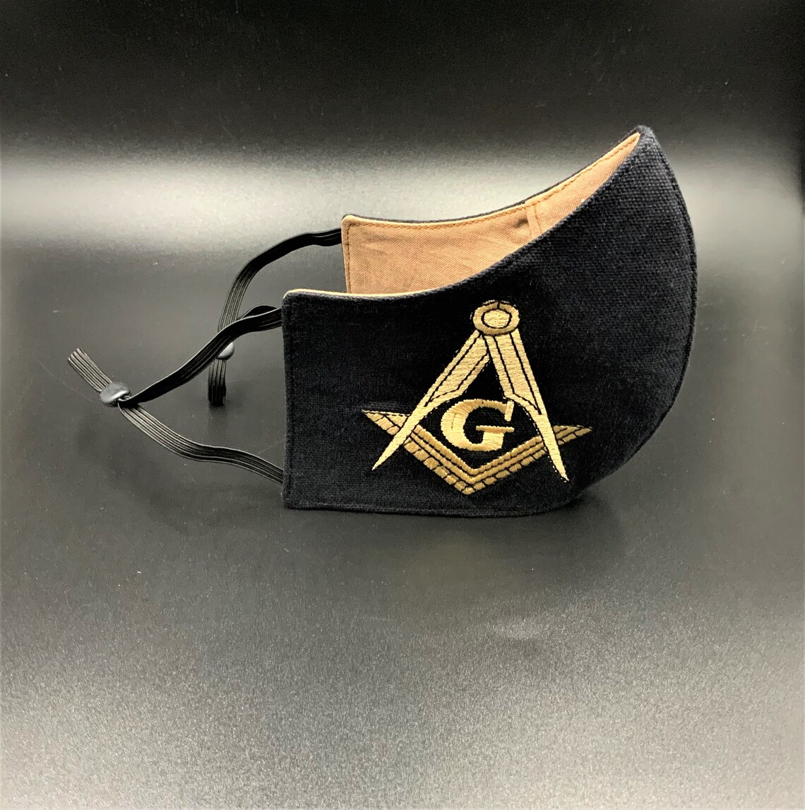 Masonic Custom Embroidered Face Masks Mason Face Masks - Etsy