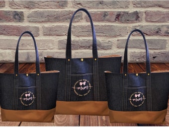 Denim Gift Bag - Etsy