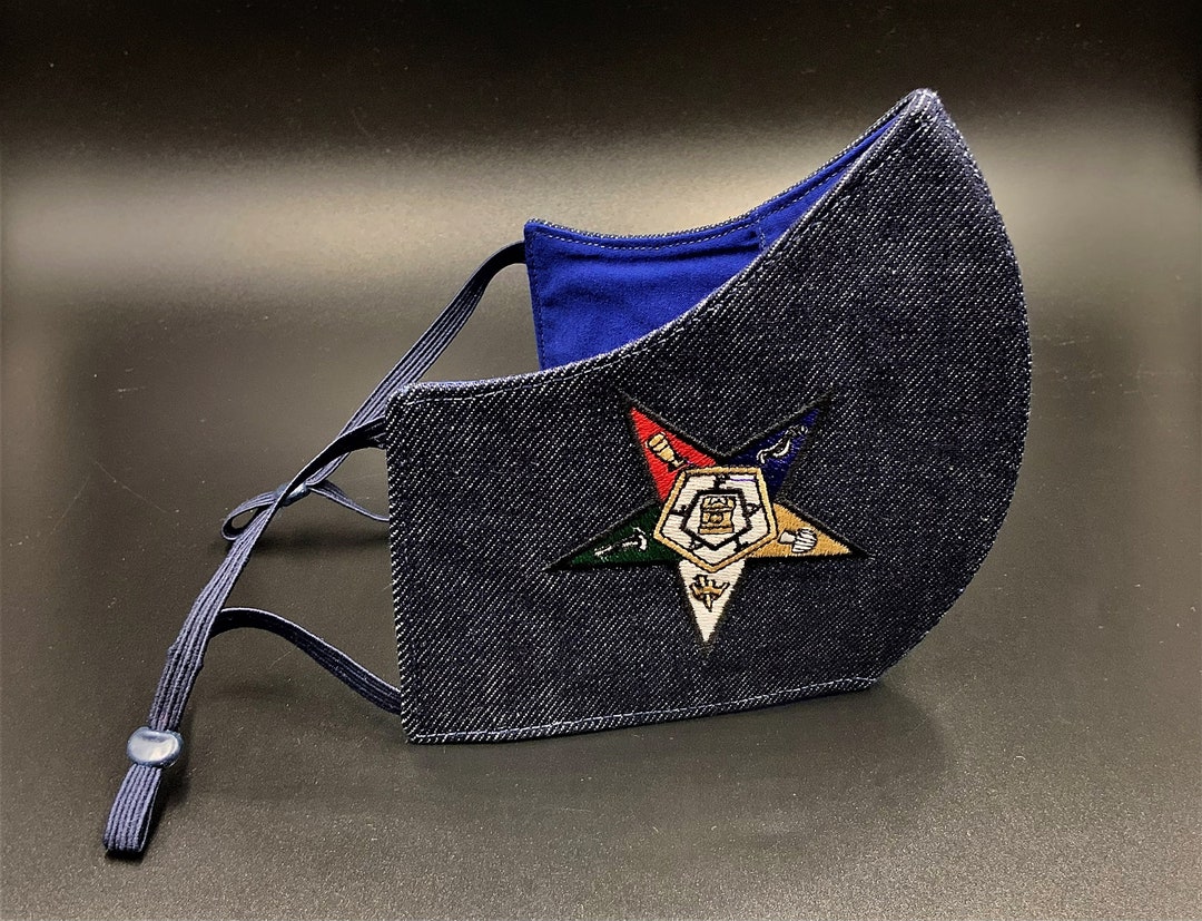 Eastern Star Mask Embroidered - Etsy