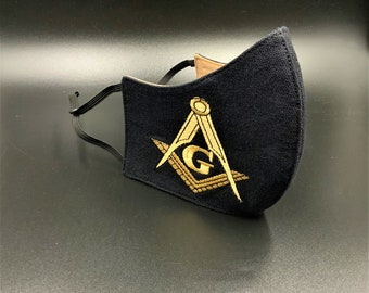 Freemason Face Mask - Etsy
