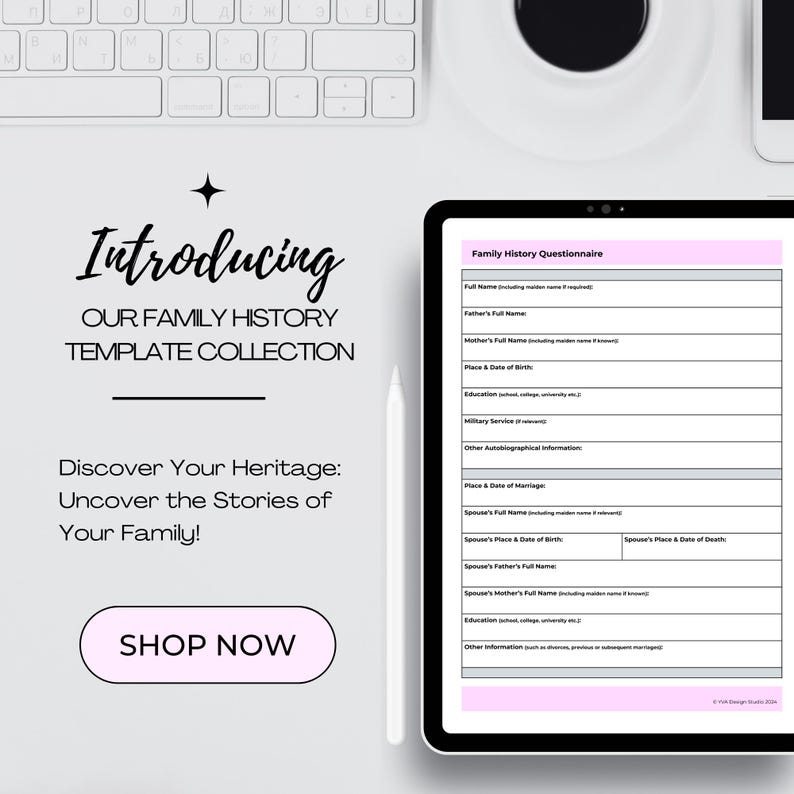 Essential Starter Family History Research Templates | Printable ...
