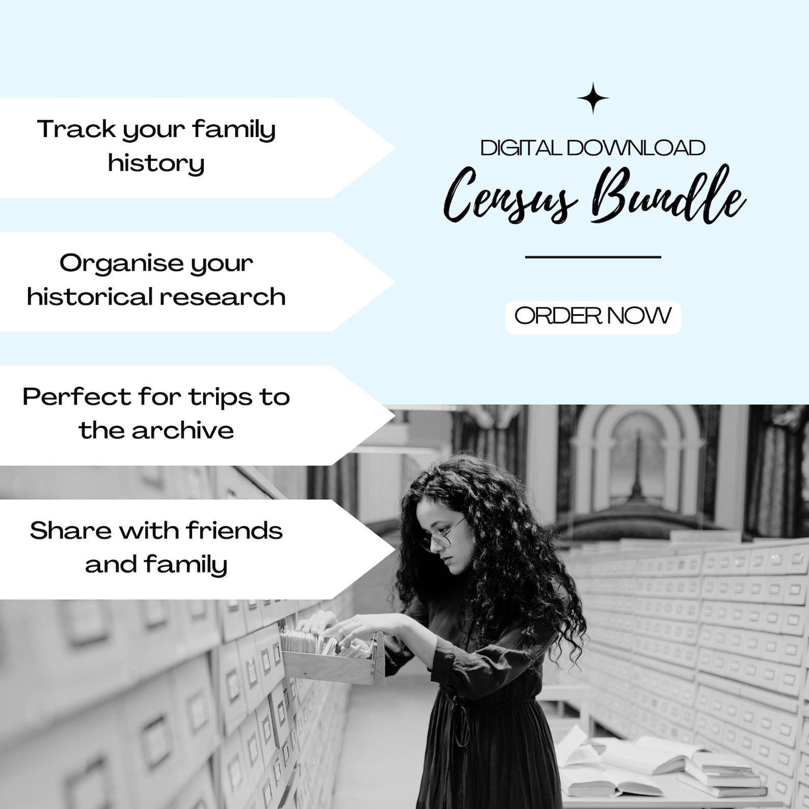 1790 - 1950 U.S. Federal Census Templates | Printable Genealogy Planner ...