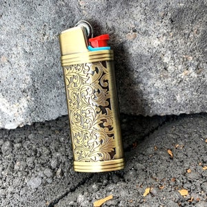 Personalized Lighter Case Cover,custom Metal Lighter Case Fits BIC Mini ...