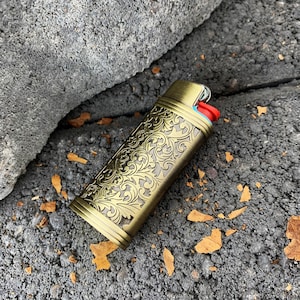 Personalized Lighter Case Cover,custom Metal Lighter Case Fits BIC Mini ...