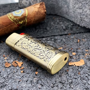 Personalized Lighter Case Cover,custom Metal Lighter Case Fits BIC Mini ...