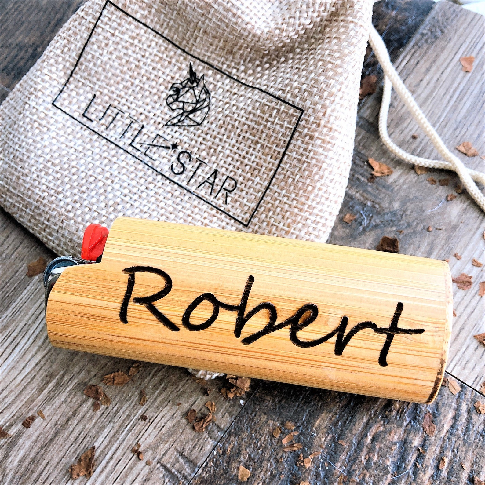 Engraved Lighter Case,custom Personalized Bamboo Wooden Lighter Case ...
