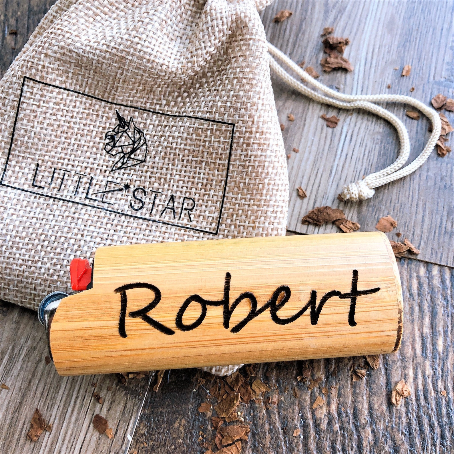 Engraved Lighter Case,custom Personalized Bamboo Wooden Lighter Case ...