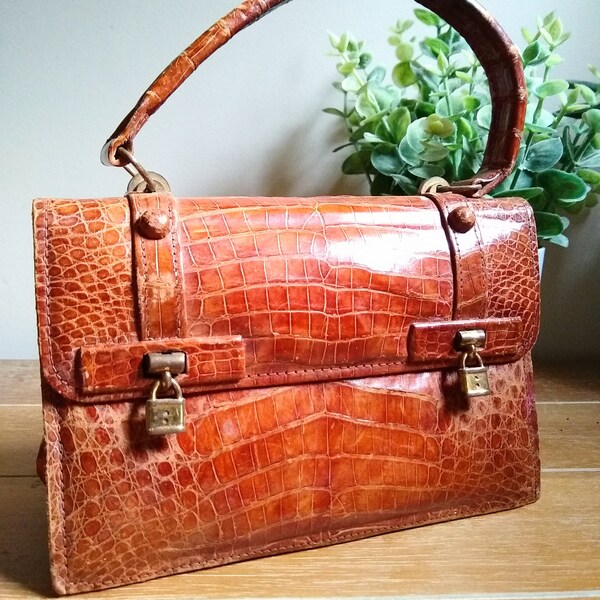 Alligator Skin Purse - Etsy