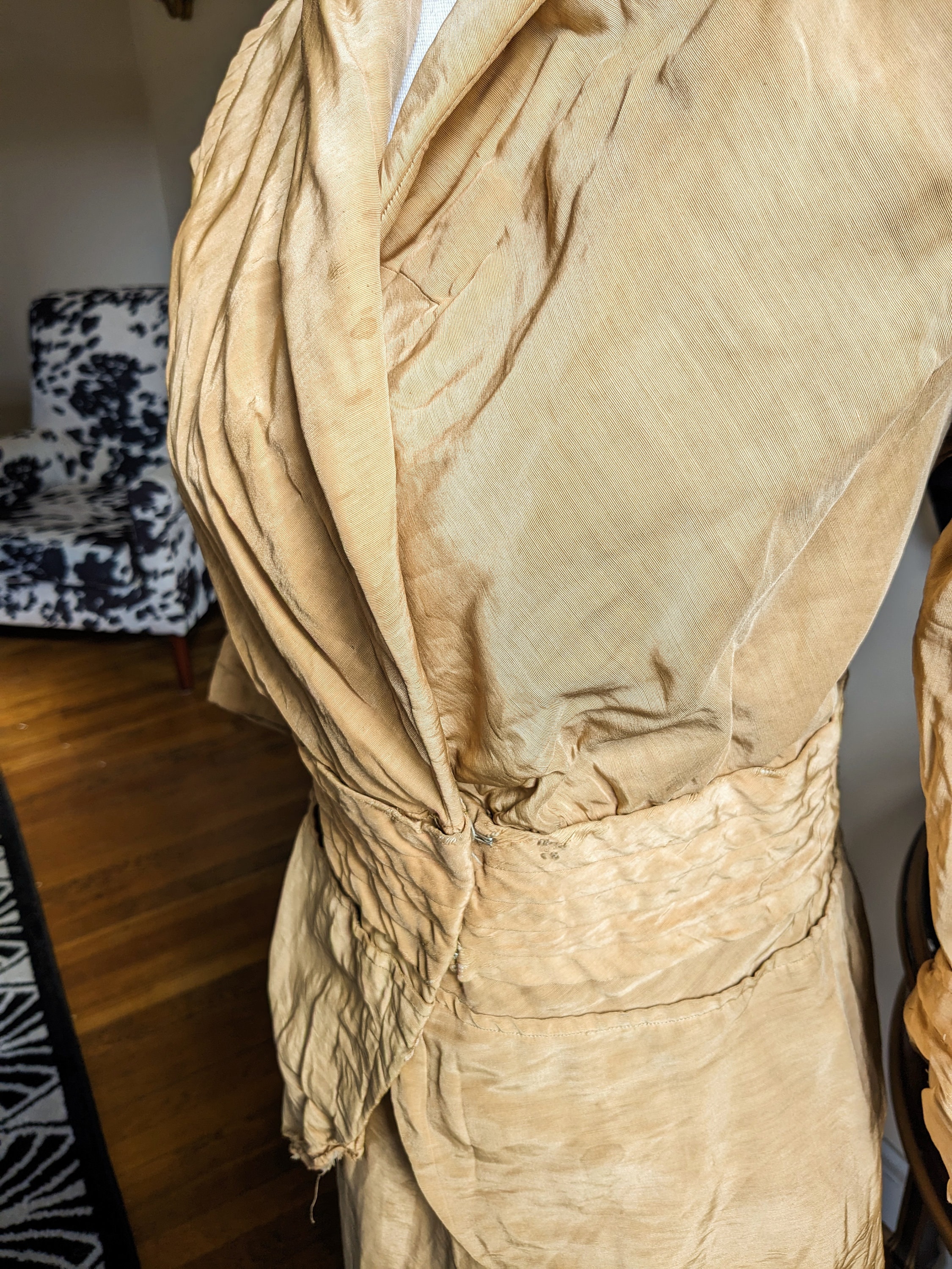 Edwardian Tan Silk Walking Suit - Etsy