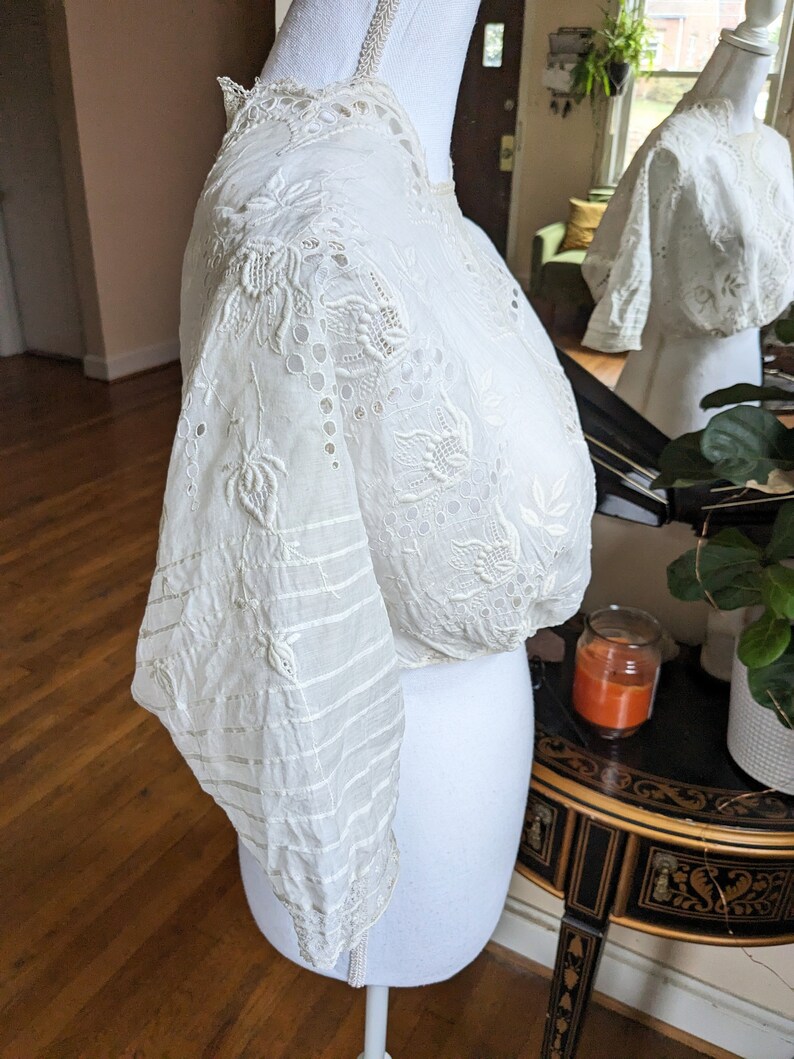 Edwardian White Lace Dickie - Etsy