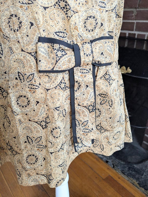 1960s Mary Quant's Ginger Group Paisley Drop Waist Mi… - Gem