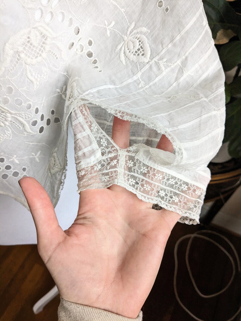 Edwardian White Lace Dickie - Etsy