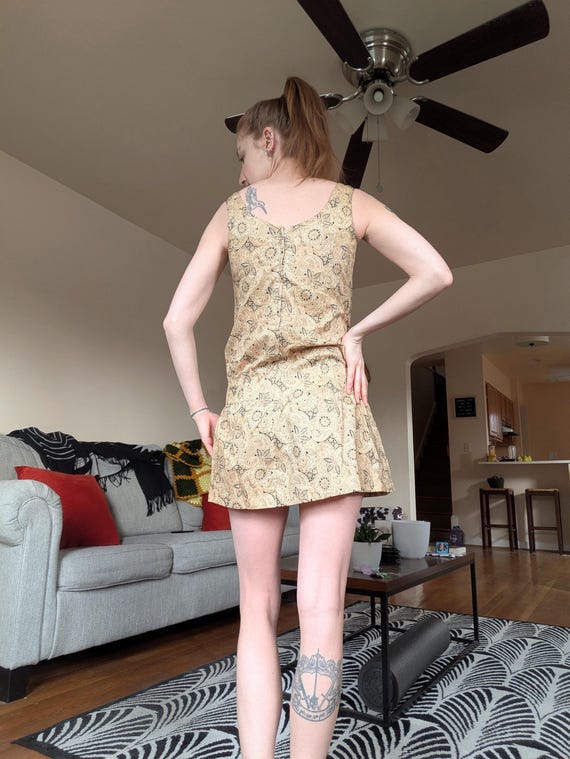 1960s Mary Quant's Ginger Group Paisley Drop Waist Mi… - Gem