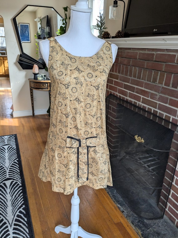1960s Mary Quant's Ginger Group Paisley Drop Waist Mi… - Gem