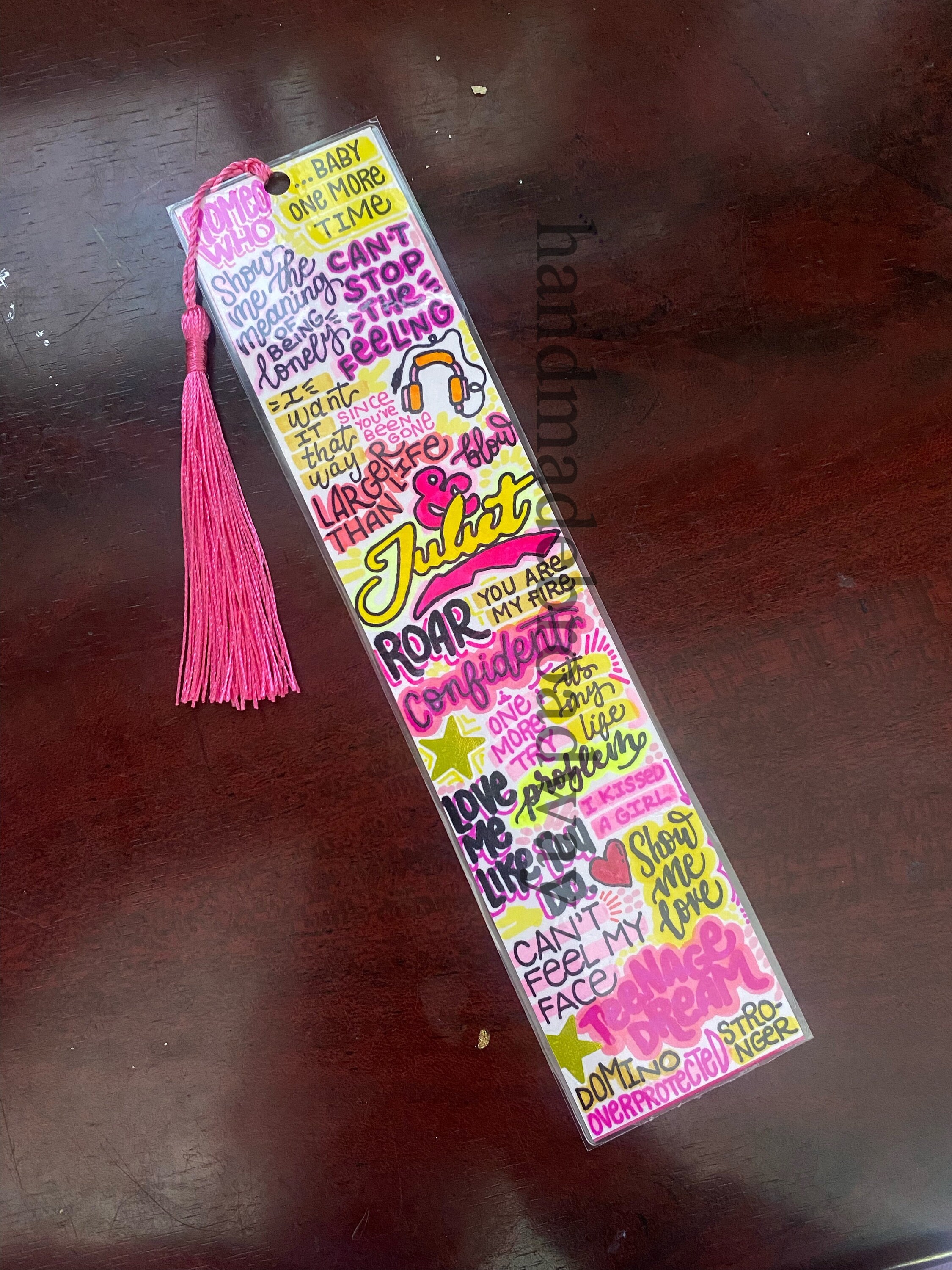 Musical Theatre Hand Drawn Bookmarks - Etsy UK