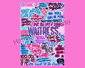 Waitress Musical Poster | Etsy
