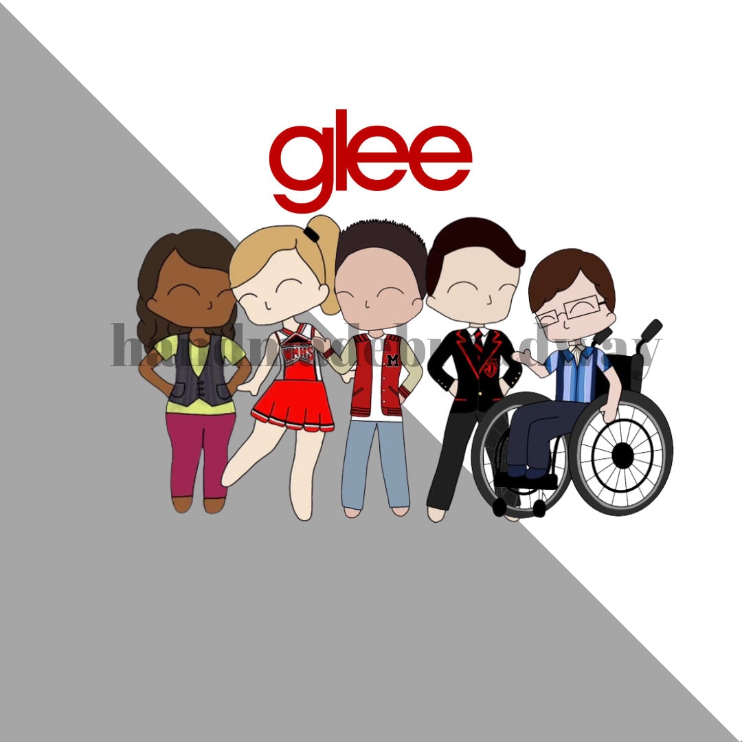 GLEE Themed Stickers - Sticker Lover Gift, TV Decor, Laptop Sticker ...