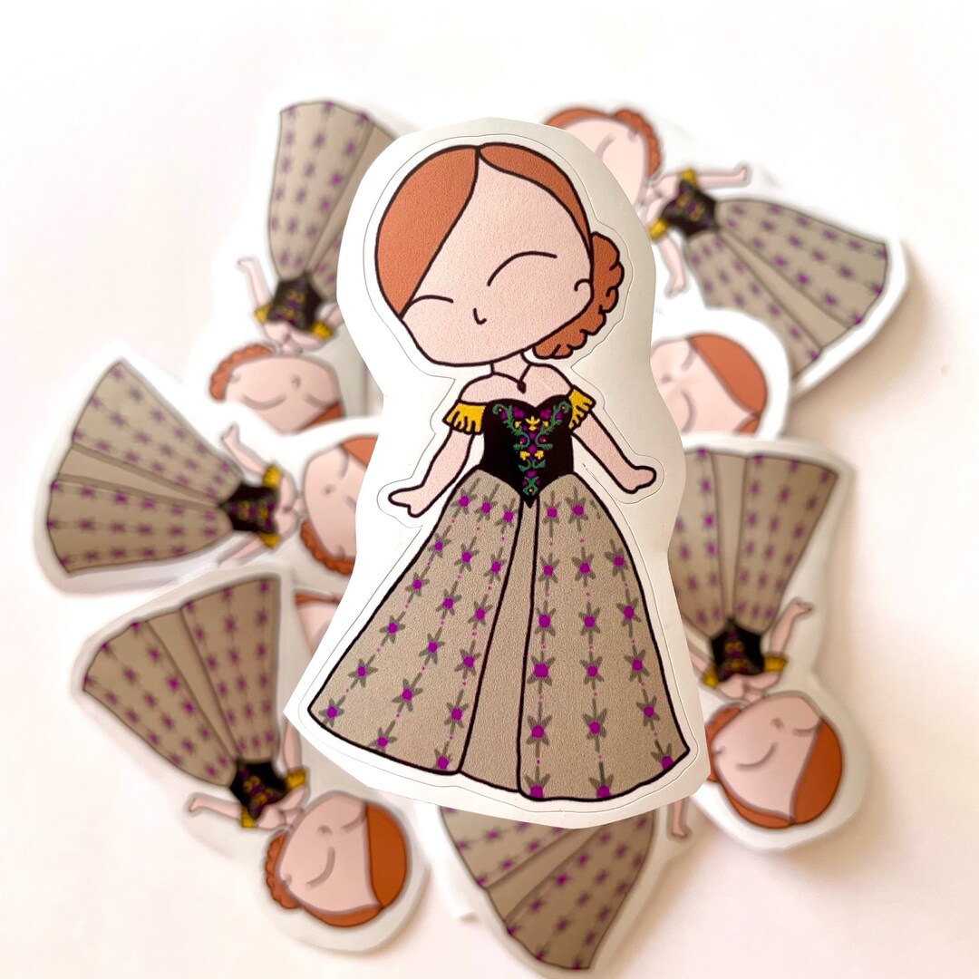 Frozen Elsa and Anna Musical Theatre Sticker Theatre Lover - Etsy