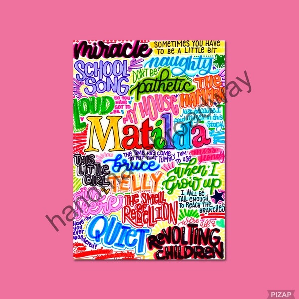 Matilda the Musical - Etsy