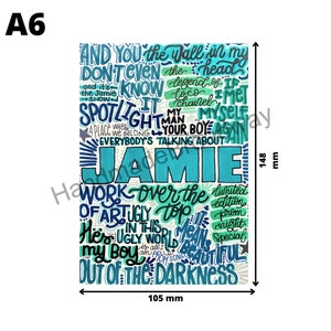 Jamie - Musical Theatre Poster, Broadway Wall Art, Theatre Lover Gift ...