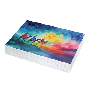 Three Wise Men Christmas Cards: Xmas Boxed Greeting Card Set - Etsy