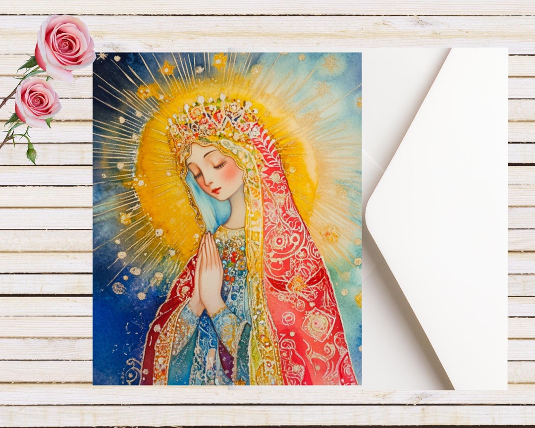 Our Lady of Guadalupe Virgin Mary Notecard Set: Catholic Stationery ...