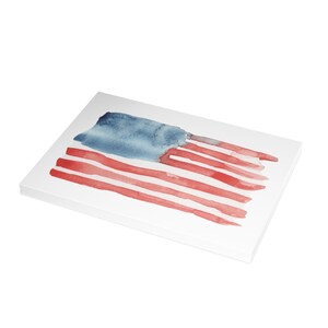 American Flag Stationery | Watercolor Print | Party Invitation ...