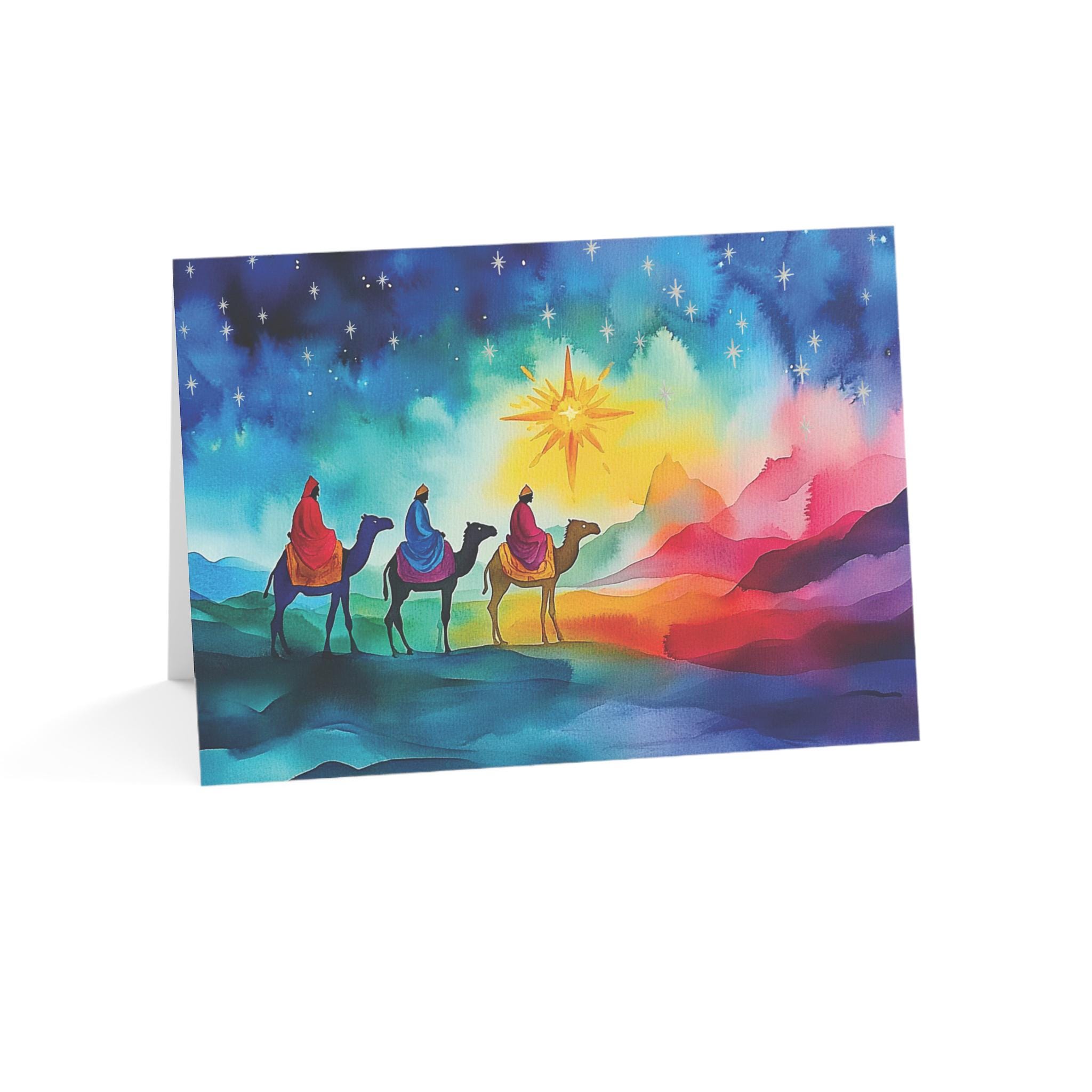 Three Wise Men Christmas Cards: Xmas Boxed Greeting Card Set - Etsy