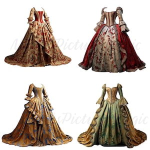 DIGITAL DRESSES 20 PNG Composites Victorian, Overlay, Composite ...