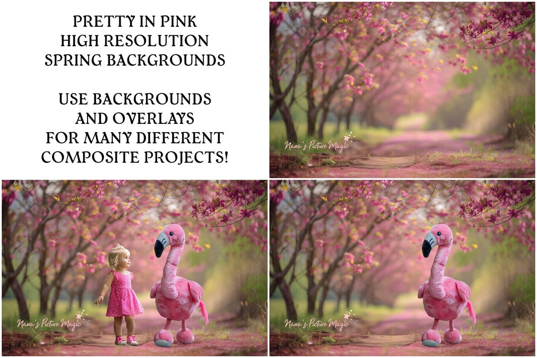 Spring Digital Backgrounds, License Free, Path, Stuffed Animals ...