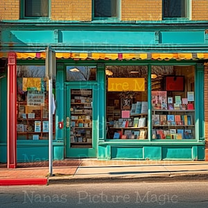 8 BOOKSTORE BACKGROUNDS BACKDROPS- Digital Download, Composite, Overlay ...