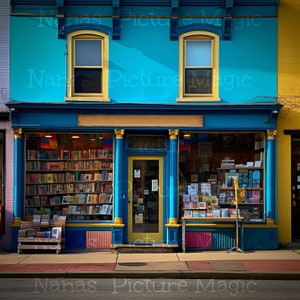 8 BOOKSTORE BACKGROUNDS BACKDROPS- Digital Download, Composite, Overlay ...