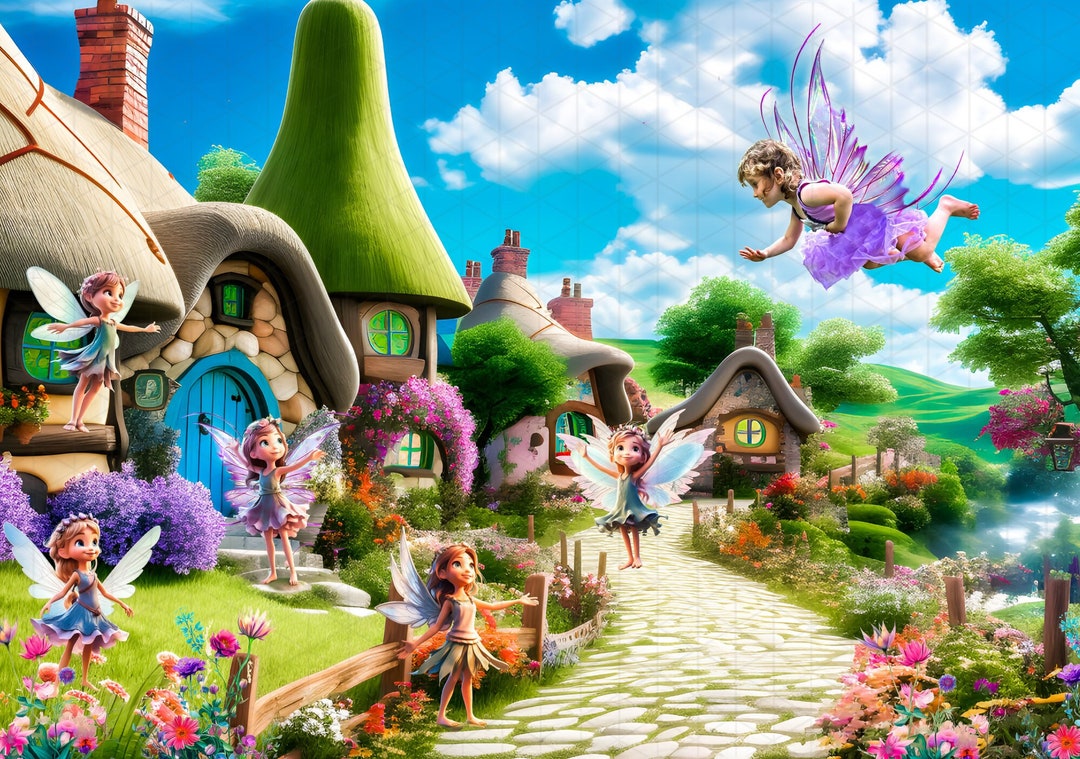 Fairytale Background for Composites Digital Backdrop Fairy - Etsy
