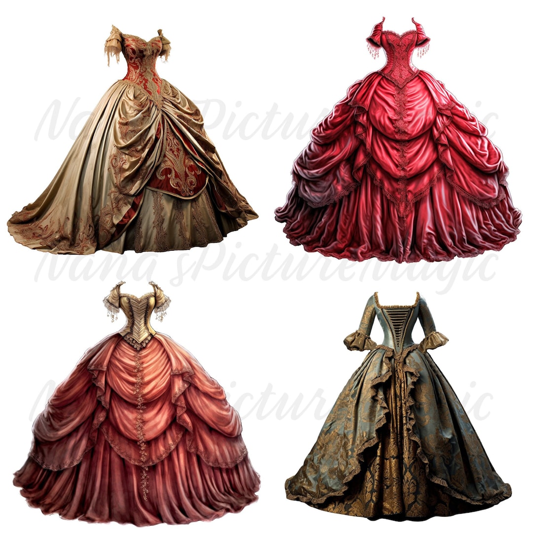 DIGITAL DRESSES 20 PNG Composites Victorian, Overlay, Composite ...