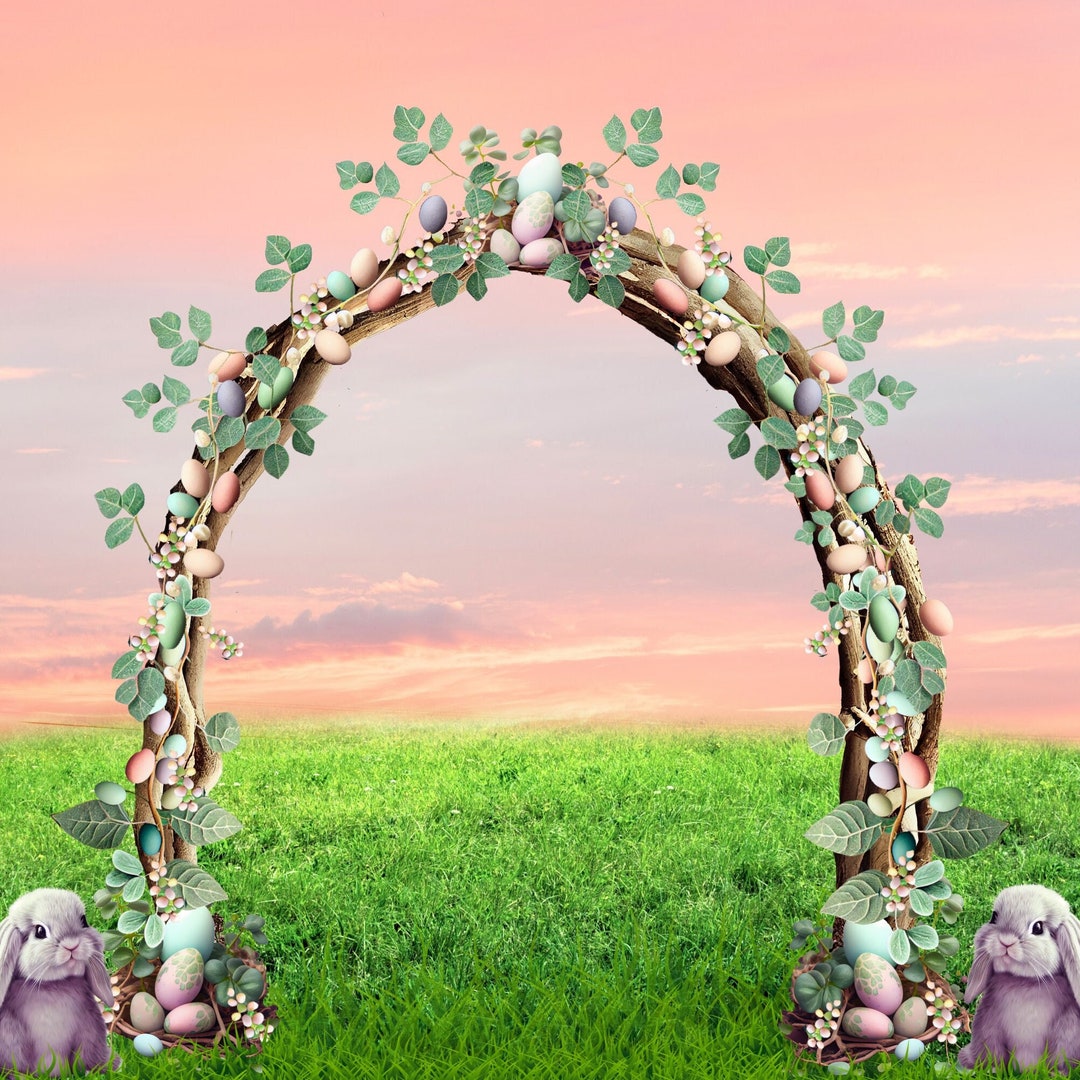 EASTER DIGITAL BACKGROUNDS - Composite Arches, Photographer, Overlays ...