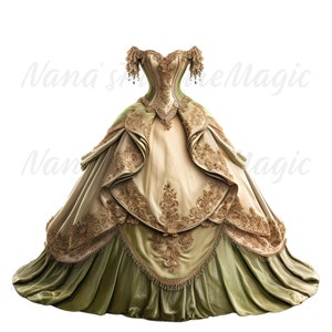 DIGITAL DRESSES 20 PNG Composites Victorian, Overlay, Composite ...