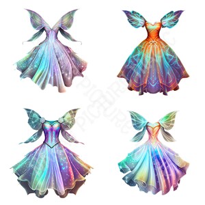 25 DRESSES FOR Composites Fairy- PNG , Overlays, Template, Designers ...