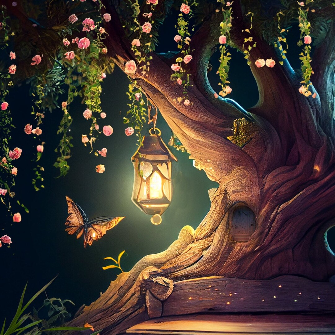 MAGICAL BACKGROUND BACKDROP - 4 Benches - Instant Download - Composite ...