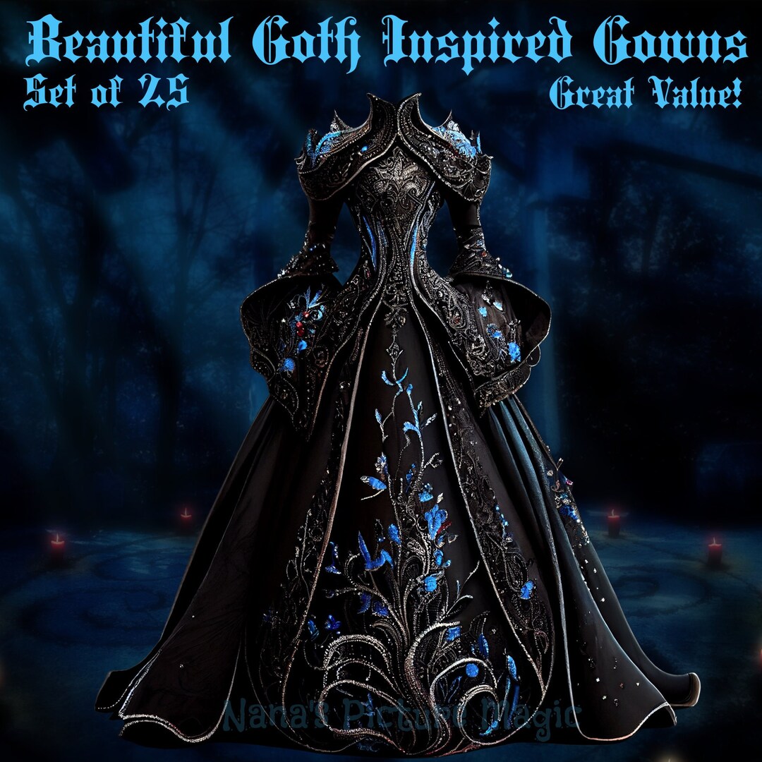 DIGITAL DRESSES, 25 PNG, Overlay, Composite, Designer Gown, Backdrop ...