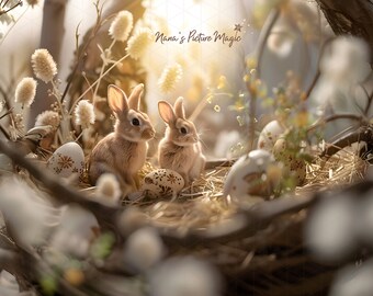 Digital Easter Backdrop - Etsy