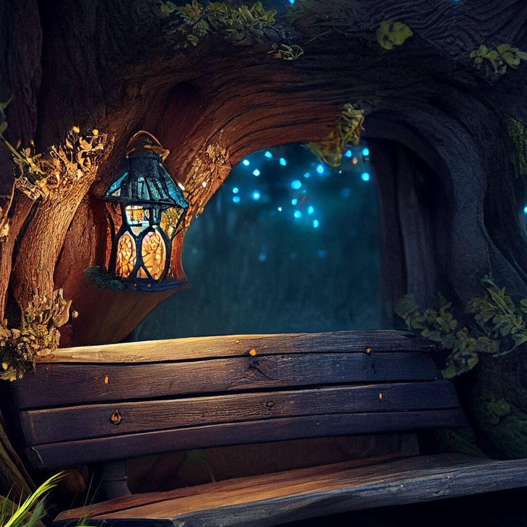 MAGICAL BACKGROUND BACKDROP 4 Benches Instant Download - Etsy