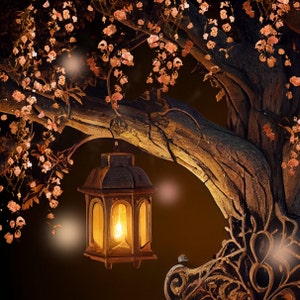 MAGICAL BACKGROUND BACKDROP - 4 Benches - Instant Download - Composite ...