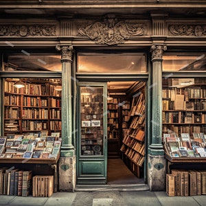 8 BOOKSTORE BACKGROUNDS BACKDROPS- Digital Download, Composite, Overlay ...