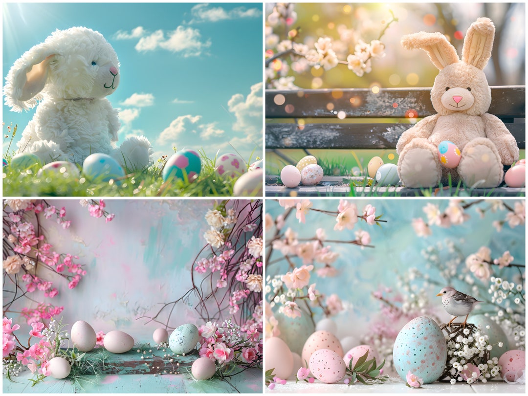 Easter Digital Backgrounds, Digital Background, Overlay, Composite ...