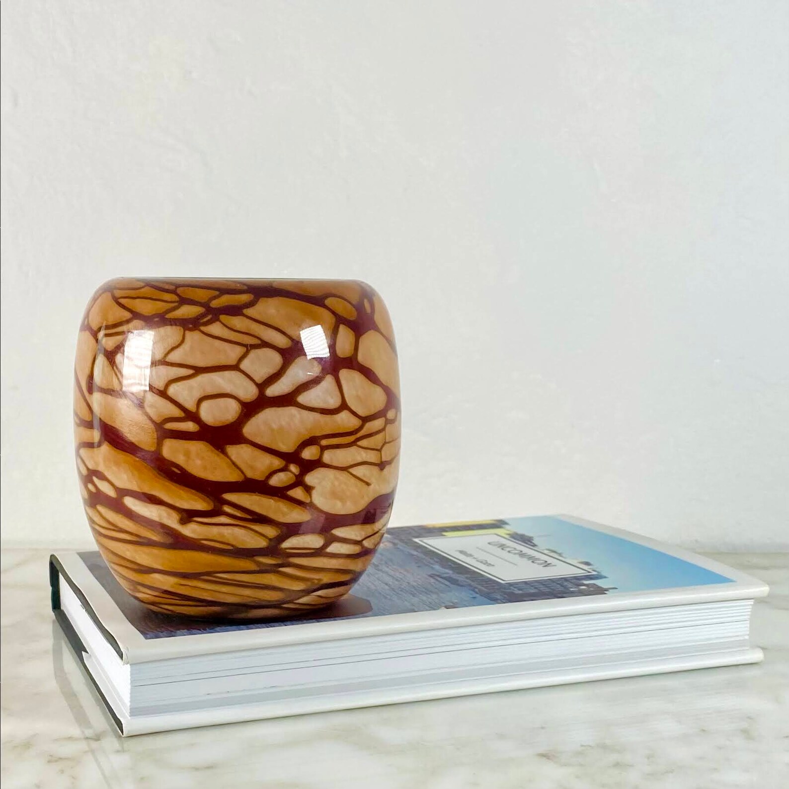 Michael Nourot Art Glass Vase. Nourot Art Glass Studio. Small | Etsy