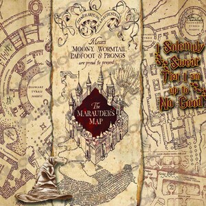 Marauders Map - Etsy
