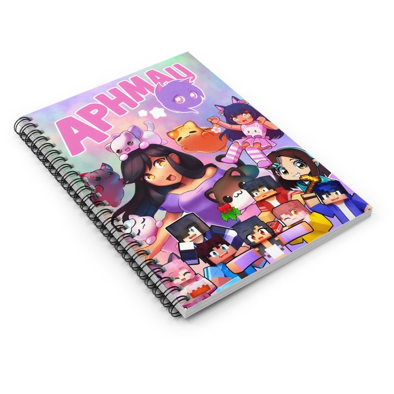 Aphmau - Youtuber - Spiral Notebook - Ruled Line - Etsy