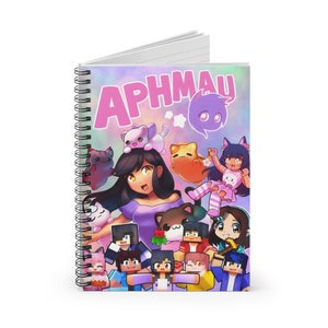 Aphmau - Youtuber - Spiral Notebook - Ruled Line - Etsy