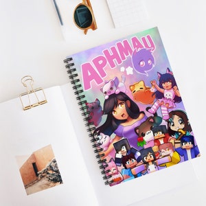 Aphmau - Youtuber - Spiral Notebook - Ruled Line - Etsy
