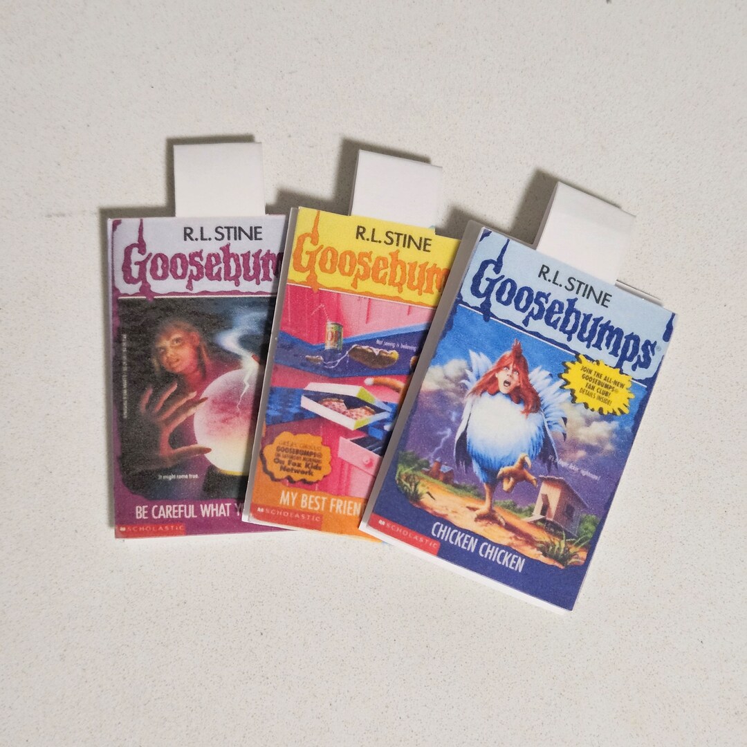 Goosebumps / Nostalgic Horror Magnetic Bookmarks Page Market Page ...